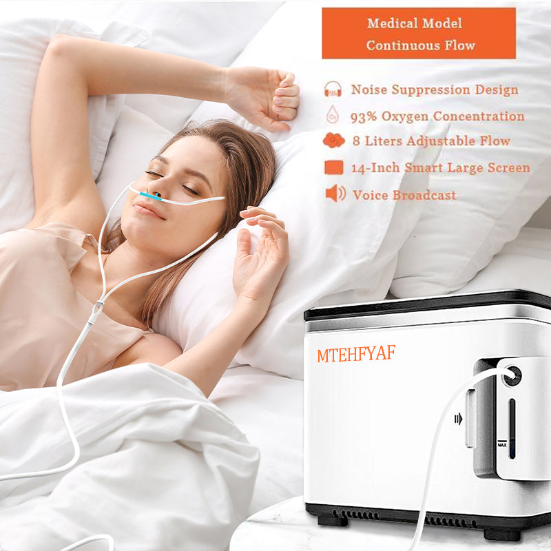 MTEHFYAF® Desktop Molecular Sieve Oxygen Generator | 1-7L Continuous F ...